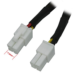 COMeap (3-Pack) SATA Power Cable for Lenovo Motherboard, ATX 4 Pin to SATA Hard Drive HDD Power Adapter Extension 12-inch(30cm)