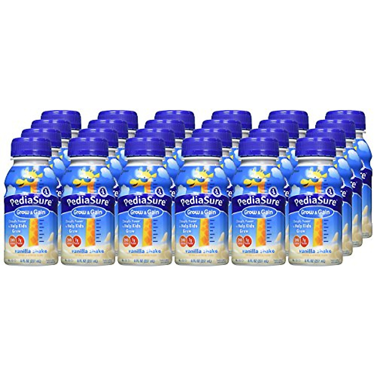PediaSure Grow & Gain Kids' Nutritional Shake Vanilla Ready-To-Drink Bottles, 24 Pk./8 Fl. Ounce ., 192 Fl Ounce