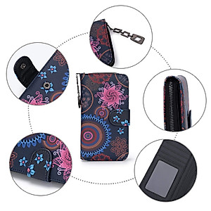 TAN.TOMI Womens Wallets, RFID Blocking Wallet for Women made of smooth and soft Vegan Leather, RFID Wallet Women