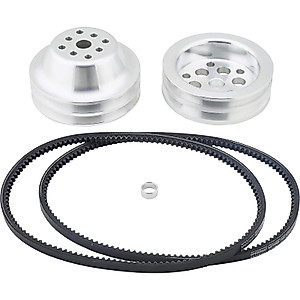 AFCO Small Block Compatible with Chevy Short Race Water Pump & Pulley Combo
