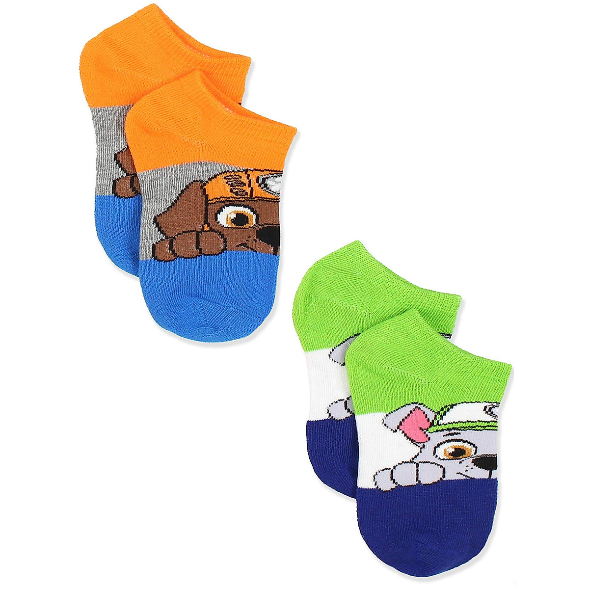 Nick Jr. Boys Girls 6 pack Socks (4-6 (Shoe: 7-10), Paw Patrol Multi)