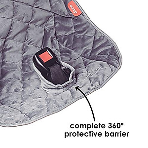 Diono Ultra Dry Seat, Child Car Seat Pad With Waterproof Liner - Potty Training Seat Pads for Infants Baby and Toddlers, Multi-Use for High Chair, Car Seats and Strollers, Machine Washable, Gray