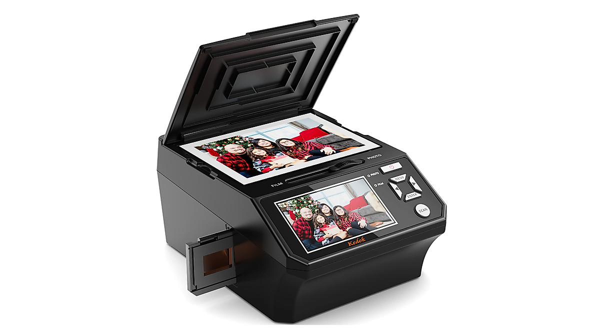 22MP Film & Slide Scanner for High-Res Digital Photos & Documents