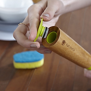 FULL CIRCLE CLEANING PRODUCTS Suds Up Dish Sponge Refills Green, 1 EA