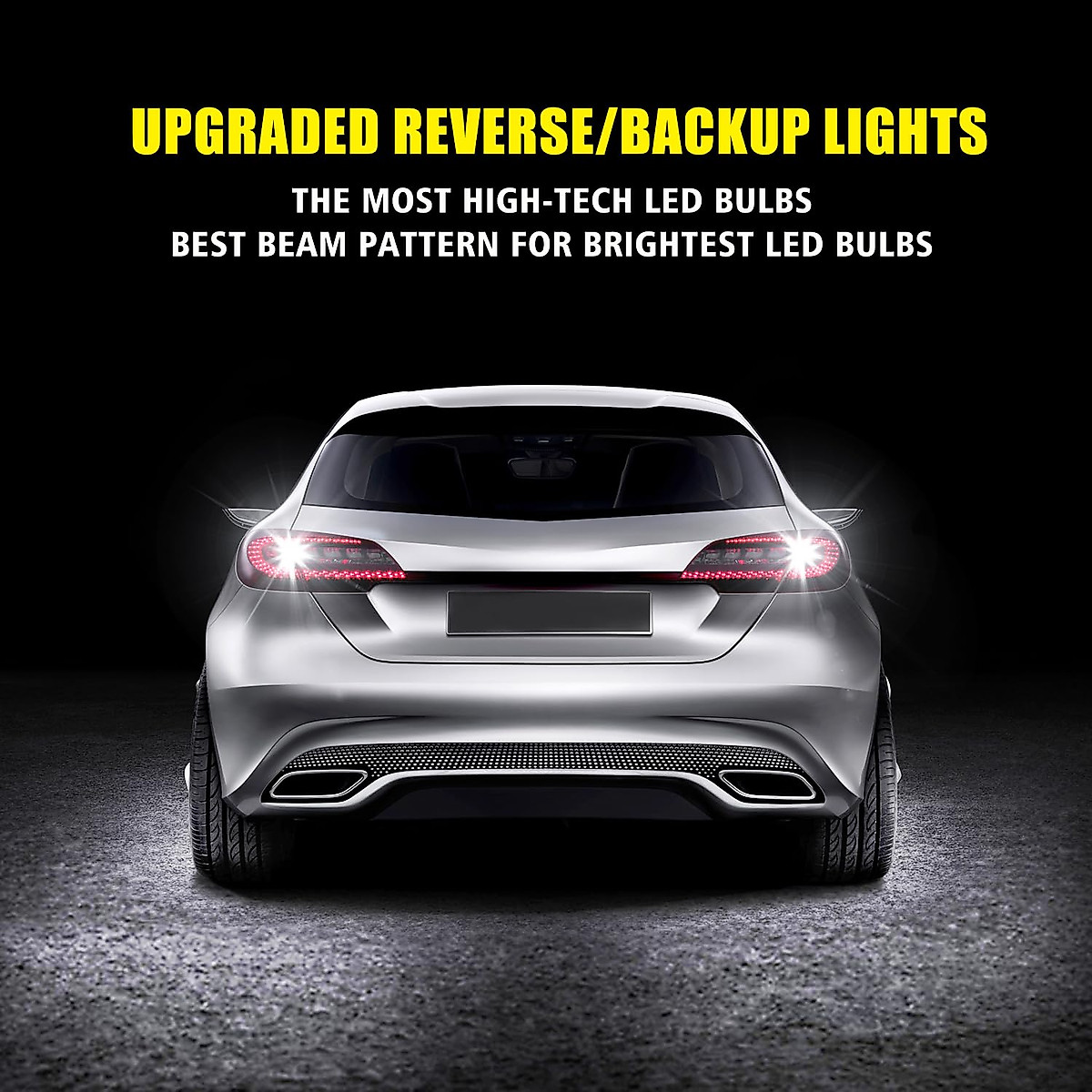 AUXLIGHT 3157 3156 3057 4157 3157K LED Bulbs Xenon White, Ultra Bright 57-SMD LED Replacement for Back Up/Reverse Lights, Brake/Tail Lights, Turn Signal/Parking or Running Lights (Pack of 2)