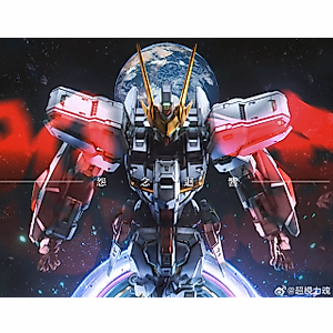 Funtasy Planet Action Figures 1/100 Scale Model Kits for Adults Eternal Star-Glory Assembly Model Mecha Model Kit Articulated Figures Assembled Mode, White, CMLH-01