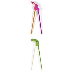 Genuine Fred TOUCAN Munchtime Chopsticks, One SizeandGenuine Fred T-RED Munchtime Chopsticks, One Size, T-Rex