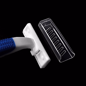 Disposable Razors in Bulk,razors individually wrapped bulk,Twin Blade Razors with Clear Safety Cap and Shaving Cream, Razors For Homeless, Hotel,Air Bnb,Shelter/Homeless/Travel (100PCS)