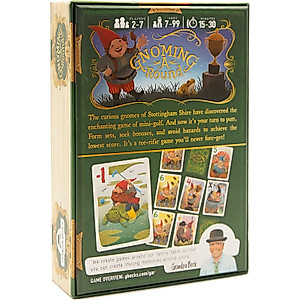 Grandpa Beck's Games Gnoming A Round | Fun Family Card Game | Enjoyed by Kids, Teens, & Adults | from The Creators of Cover Your Assets - 2-7 Players, Ages 7+