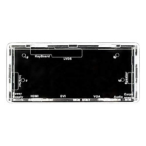 VSDISPLAY Acrylic Case for M.NT68676 HD-MI DVI VGA LCD Controller Board,Fit for LCD Controller Board M.NT68676, Controller Board Not Included