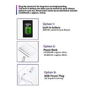 WIWACAM Mini Spy Hidden Camera 4K Ultra HD, WiFi Wireless Nanny Cam Small Cameras for Home Security, Tiny Secret Surveillance Cam Indoor, Motion Detection, Night Vision, Battery, Recording, App, MW5