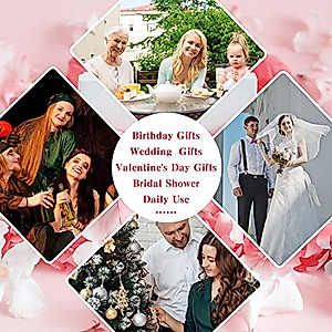 JOYOFUN Couple Coffee Mugs,Wedding Gifts Engagement Gifts for Newlyweds Couple Ceramic Marble Mugs Set Bridal Shower Gifts Marriage Gifts Valentine's Day Anniversary Ideal Cups Gift(14 oz)