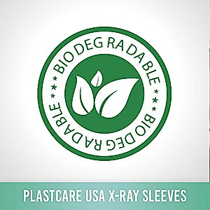 Biodegradable Disposable Plastic Digital X-Ray Sensor Cover Barrier Sleeves (Box of 500) (8" x 1 3/8")