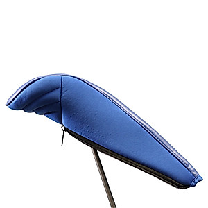 New Blue Zipper Driver 1 Leatherette Neoprene Golf Club Head Cover Fits Drivers up to 460cc Headcover Prevents Scratching Chipping Clanking