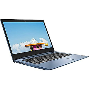 Lenovo IdeaPad 1i 14" Laptop Computer, Intel Celeron N4020 up to 2.8GHz, 4GB LPDDR4 RAM, 80GB Storage (64GB eMMC + 16GB Flash Drive), 802.11AC WiFi, Bluetooth, Type-C, Cloud Grey, Windows 11 S
