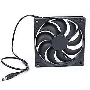 ShareTime Solar Panel Powered Fan Kit IP65 Waterproof 10W 12V Solar Exhaust Fan for Greenhouse, Chicken House, Doghouse, Pet Houses, Shed