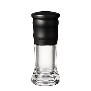 Kyocera CM-10N-BK Mill, 1.4 fl oz (40 ml), Ceramic, Spice, Crystal Salt, Adjustable Coarseness, Disassembly Cleaning, Black