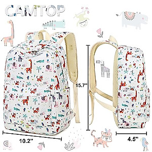 CAMTOP Kids Backpack Preschool Kindergarten Bookbag Toddler School Bag for Boys and Girls