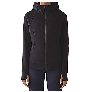 LULULEMON Scuba Hoodie IV Light Cotton Fleece (Black, 6)