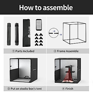 CZUR ET16 Pro Book Scanner and Portable Studio Box Bundle