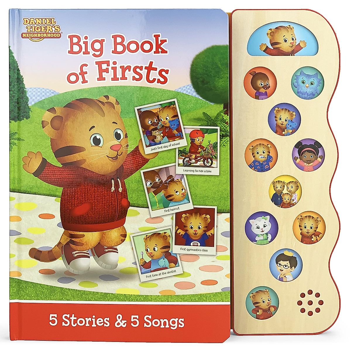Daniel Tiger Big Book of Firsts for Toddlers: Let's Try New Things Together Includes Stories & Songs about the First Day of School, First Haircut, First Dentist Visit, and More! ()