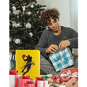 Basketball Trading Card Binder, Fit 900 Sport Cards 3 Ring Binder Book with 50 Binder Sheets, 9 Pocket Card Sleeves Album for Birthday Christmas New Year Gift for All Cards Collectors (BSK001)