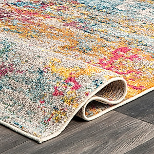 nuLOOM Monet Modern Abstract Area Rug, 5x8, Multi