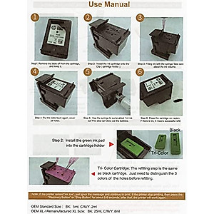 F-ink Ink Refill Tools Compatible with PIXMA Inkjet Ink Cartridges 245XL 246XL 210XL 211XL PG-245 CL-246 PG-210 CL-211 PG-243 CL-244