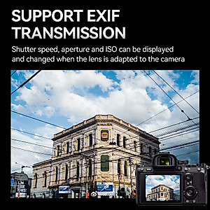 7artisans EF-SE Lens Adapter Auto-Focus Lens Speedbooster Converter Ring Compatible for Canon EF/EF-SE Lens and Sony E-Mount Camera for Sony A6400, A7M3, A7M4, ZVE10