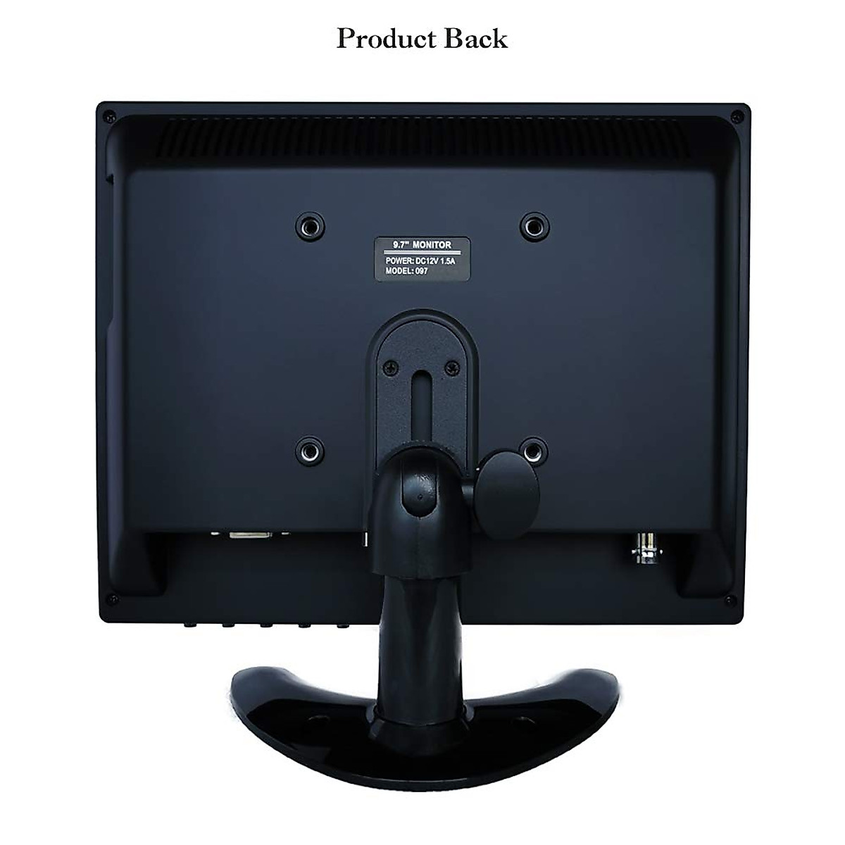 iChawk 9.7'' inch Monitor 1024x768 4:3 Full View IPS Positive Screen AV BNC HDMI VGA Built-in Speaker LCD Screen PC Display, Industrial Medical Equipment, Pluggable U-Disk Portable Player W097PN-592