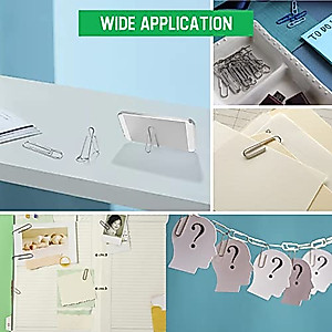 DIYSELF Paper Clips, 200 Pcs Small Paper Clips, Paperclip for Documents and Papers, Durable and Rust-Resistant Paperclips for Office, Paper Clips Small, Mini Paper Clips, 1.1-inch Paperclips Office