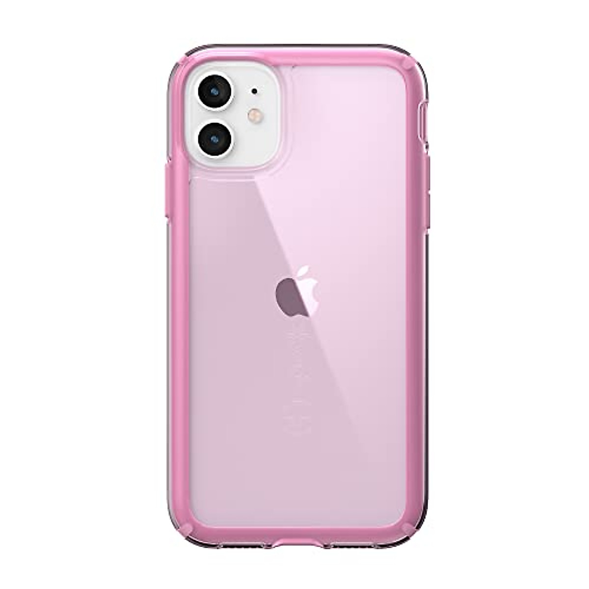 Speck iPhone 11 Case - Drop Protection, Shock-Absorbent Fits iPhone XR Case & iPhone 11 - Dual Layer Design, with Rubber Sheild & Slim Design - Pink Tint, Forever Pink GemShell
