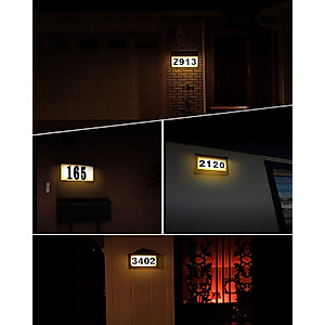 Keiurot House Number Light Bulb Address Bulb 193 Bulb Lighted Address Sign LED Replacement Bulb Kit 10-30Volt AC/DC, RV Landscape and Cabinet Lighting Warm White, 2Pack