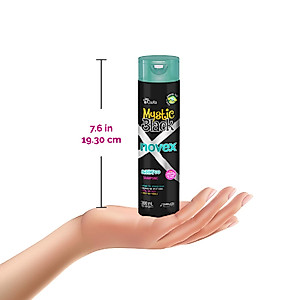 Novex Mystic Black Shampoo 300ml/10oz - Baobab Oil Protects, Adds Moisture, Controls Frizz, Enhances Shine