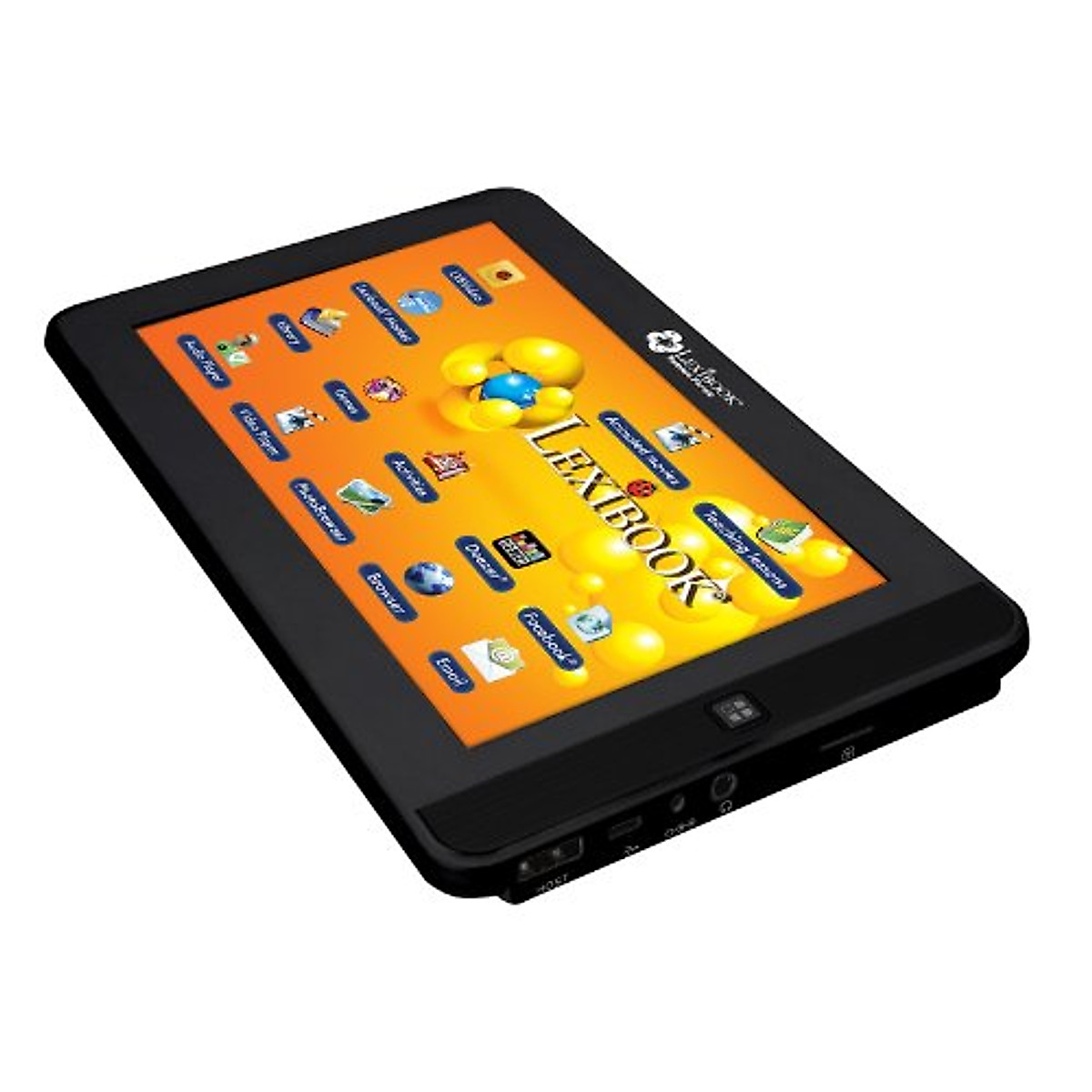 Lexibook First Android Child Educational Tablet, General Knowledge Games, Included Library, USB, TF Card & Aux-In Connection - MFC150GB, Black