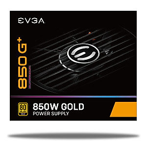 EVGA SuperNOVA 120-GP-0850-X1, 850 G+, 80 Plus Gold 850W, Fully Modular, FDB Fan, 10 Year Warranty, Includes Power ON Self Tester, Power Supply