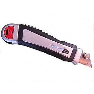 Smithline Heavy-Duty Professional Grade 25mm (1-inch) Large Utility Knife Retractable Razor Box Cutter Snap-off SK2 blades
