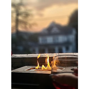 Tabletop Fire Pit for Halloween Christmas Decor, Outdoor Table Top Firepit Indoor Tabletop Fireplace for Patio Balcony Living Room Table Decoration Family Holiday Party Gathering Friday Night Dinner