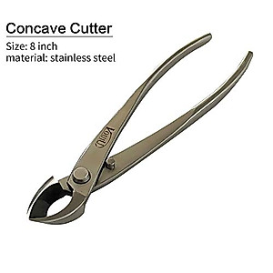 Vouiu 4-Piece Bonsai Tool Set,Concave Cutter,Knob Cutter,Trunk Splitter,Bonsai Scissors