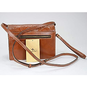 Patricia Nash Tooled FLORENCE LANZA Leather Crossbody Bag