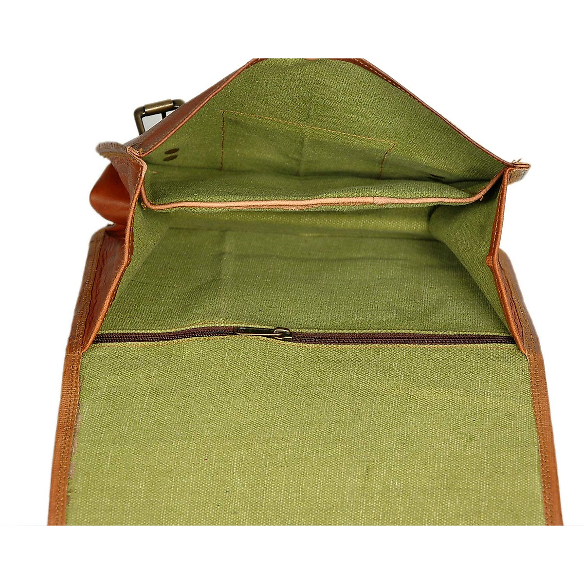 Shabana Handicraft Leather Bike Panniers Bicycle Handlebar Bag (Dark brown)