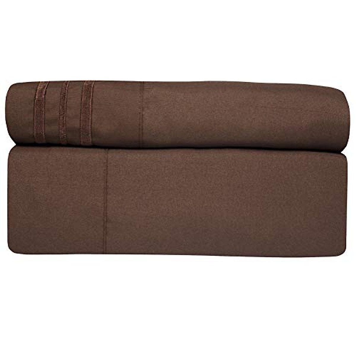 Queen Size Bed Sheets - Breathable Luxury Sheets with Full Elastic & Secure Corner Straps Built In - 1800 Supreme Collection Extra Soft Deep Pocket Bedding Set, Sheet Set, Queen, Brown