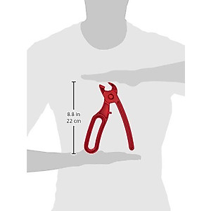 American Metalcraft N9494 Pan Grippers, 3.2" Length x 8.55" Width, Red