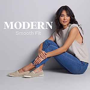 Frye Melanie Slip On Shoes for Women Crafted from Premium Leather with White Rubber Toe Bumpers and Soles, Leather Lining, and Removable Footbeds – 1 ¼” Outsole, Cognac - 7 M