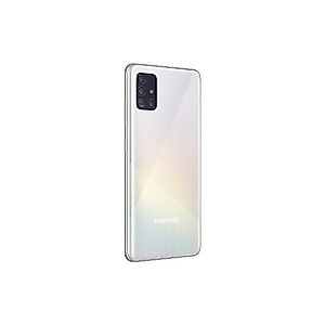 Samsung Galaxy A51 A515F 128GB DUOS GSM Unlocked Phone w/Quad Camera 48 MP + 12 MP + 5 MP + 5 MP (International Variant/US Compatible LTE) - Prism Crush White