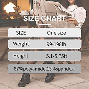 MANZI 20D Polka Dot Tights for Women Patterned Stockings for Women Sheer Ultra Thin High Waist Pantyhose (Polka dot Tights)