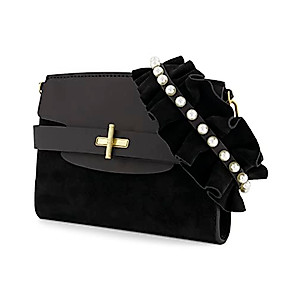 Zac Posen Brigette Belted Clutch, Black