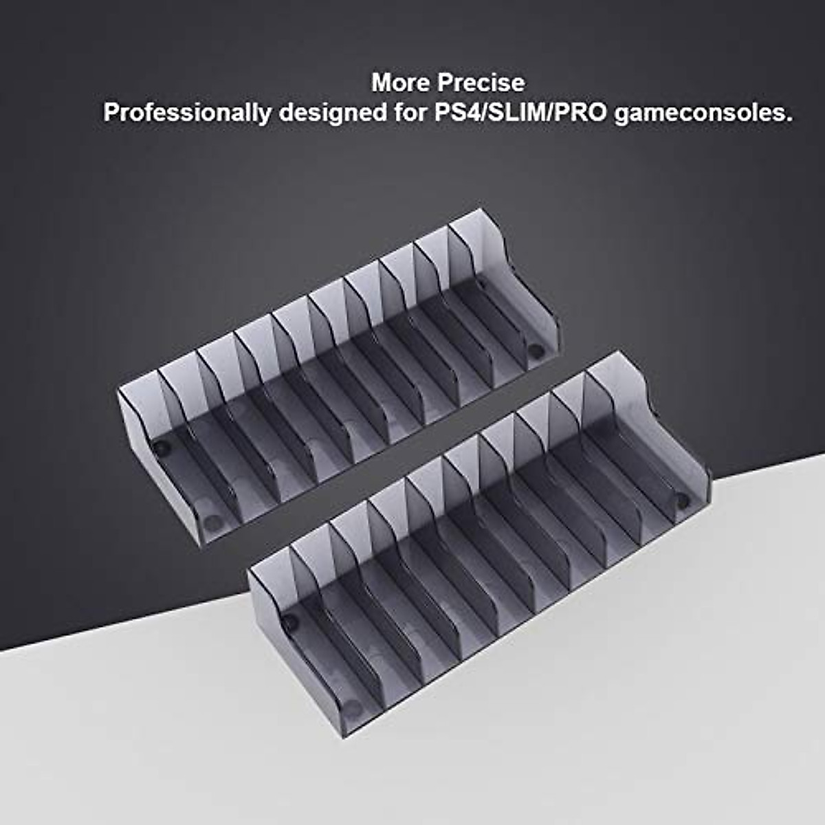 Omabeta Game Card Holder, More Precise Large Capacity Games Rack 2 Pcs for/Slim/PRO for Pro Game Consoles