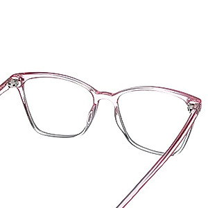 Blue Light Blocking Glasses for Women Men, Ultra Light Computer/TV/Gaming Glasses, Anti Eyestrain UV Glare, Non-Prescription