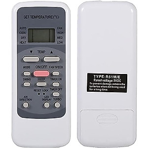 Universal Remote Control Replacement for Midea Air Conditioner (Type: R51M/E)